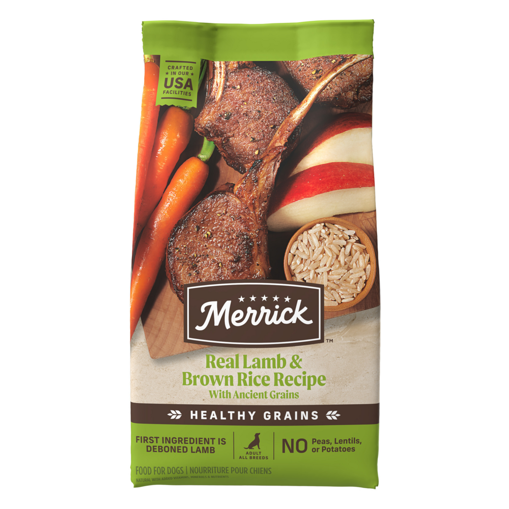Merrick Healthy Grains Premium Adult Dry Dog Food, Wholesome & Natural ...