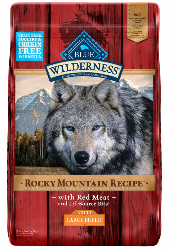 Blue Buffalo Wilderness Rocky Mountain Grain Free Red Meat High Protein ...