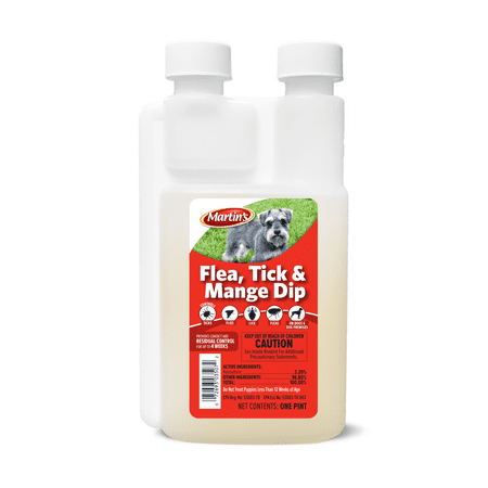 Martin s Flea Tick & Mange Dip – 16 fl oz Bottle by Control Solutions ...